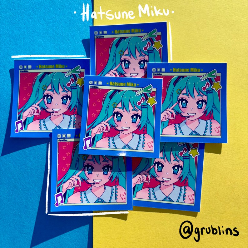 Hatsune Miku Sticker - Etsy