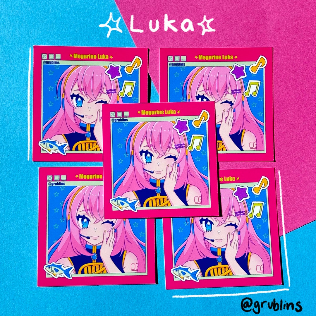 Luka Vocaloid Sticker and Print - Etsy