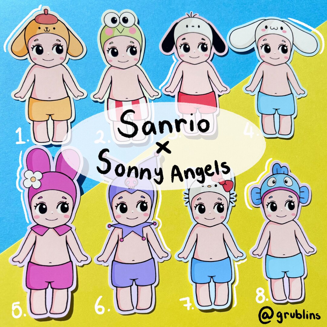 Sanrio X Sonny Angels Stickers - Etsy