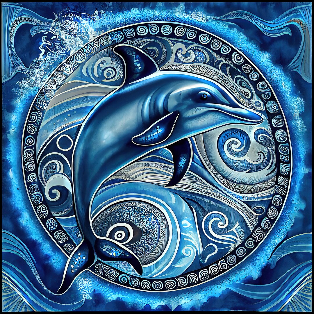 Maori Dolphin V.1 (corporate Edition) - Etsy