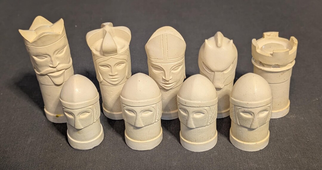 Masked Heads Chess Moulds - Etsy