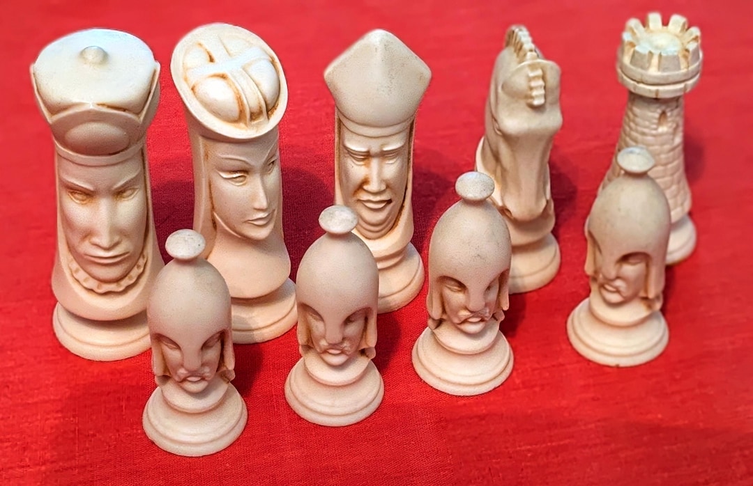 Medieval Heads Chess Moulds - Etsy