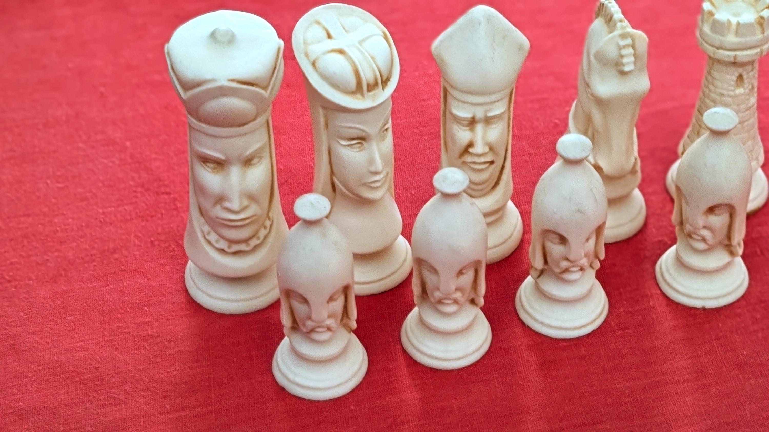 Medieval Heads Chess Moulds - Etsy