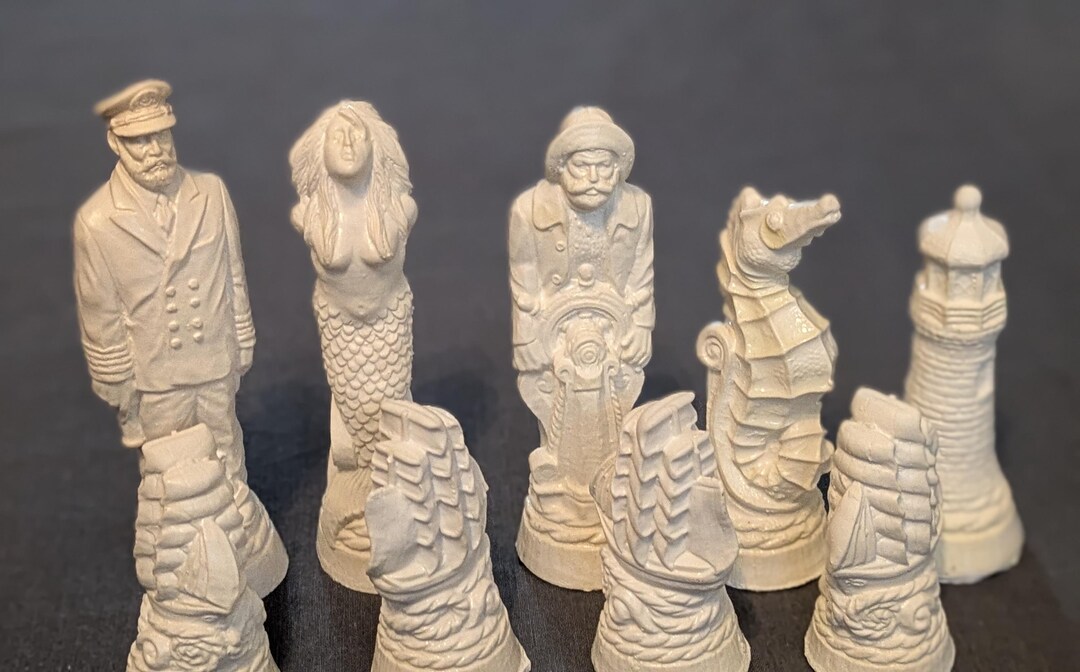 Nautical 2 Chess Set Moulds - Etsy