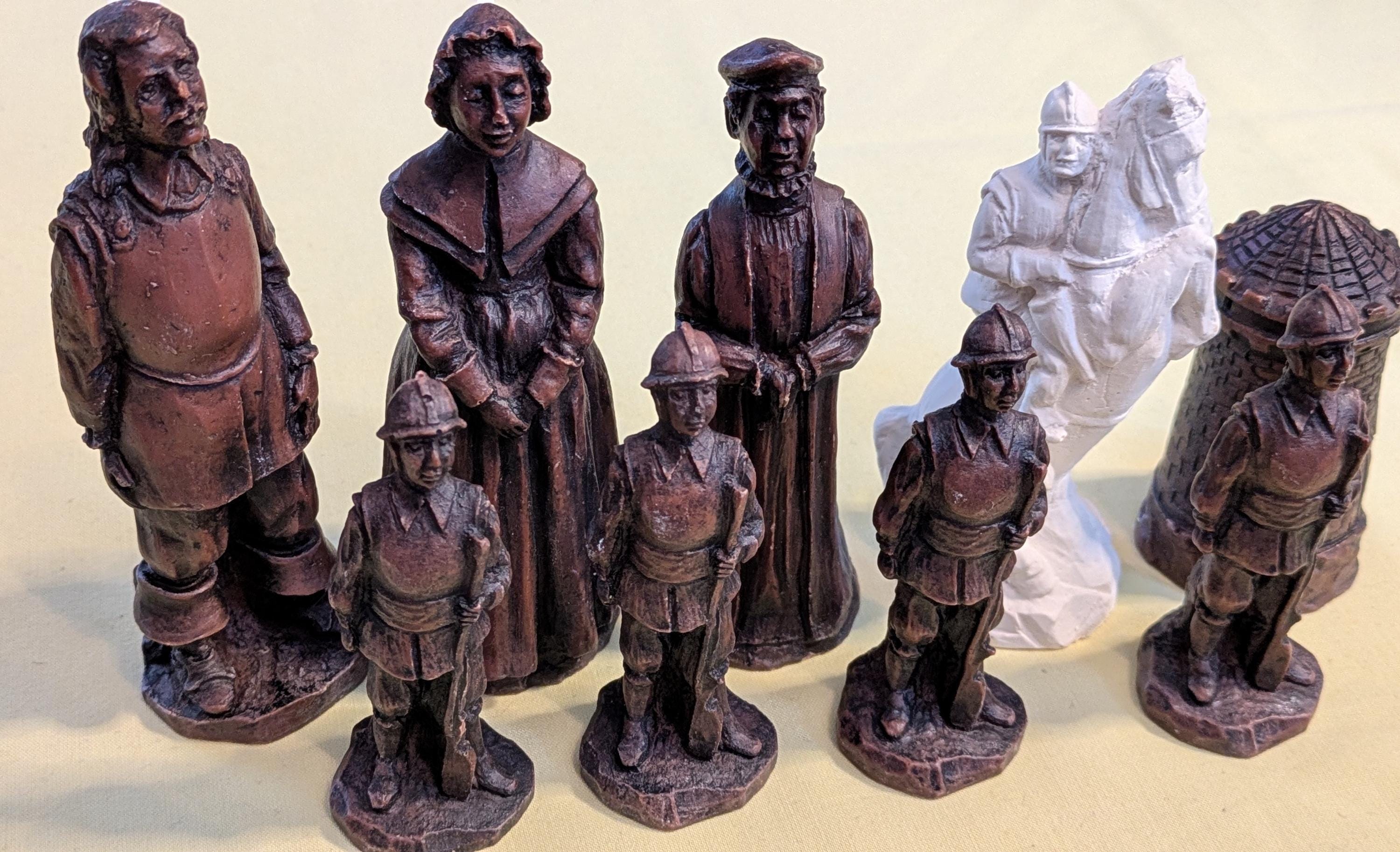 Roundheads Chess Moulds - Etsy