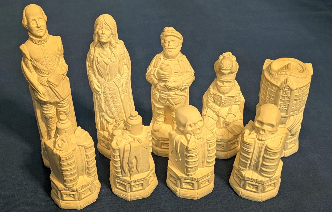 Shakespeare Latex Chess Mould's - Etsy