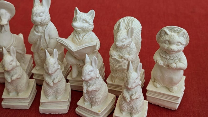 Peter Rabbit Chess Mould's - Etsy