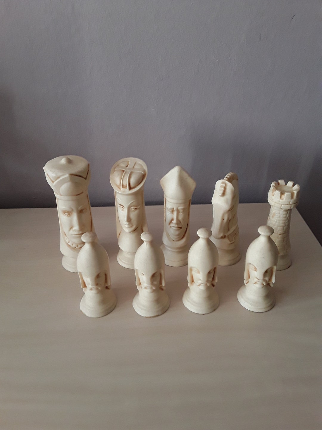 Medieval Heads Chess Moulds - Etsy