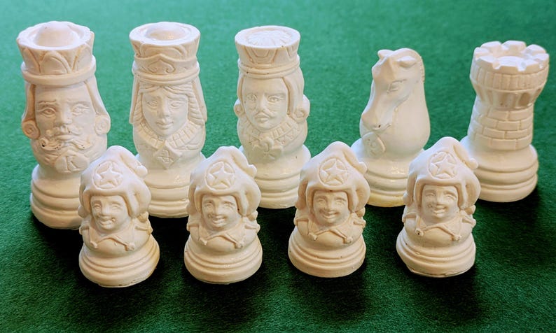 Medieval Jester Chess Moulds - Etsy