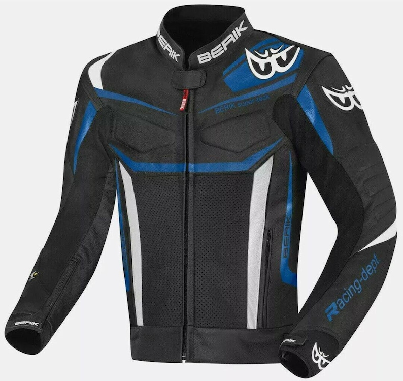 Berik Handmade Motorcycle Armour Racing Jacket - CE Approved Double ...