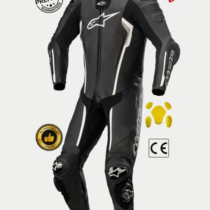 Alpinestar Premium Quality Custom Motorbike Racing Leather Suit CE ...