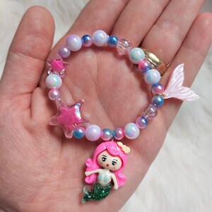 Make Your Own Mermaid Bracelet, Girls Diy Jewellery, Mermaid Party ...