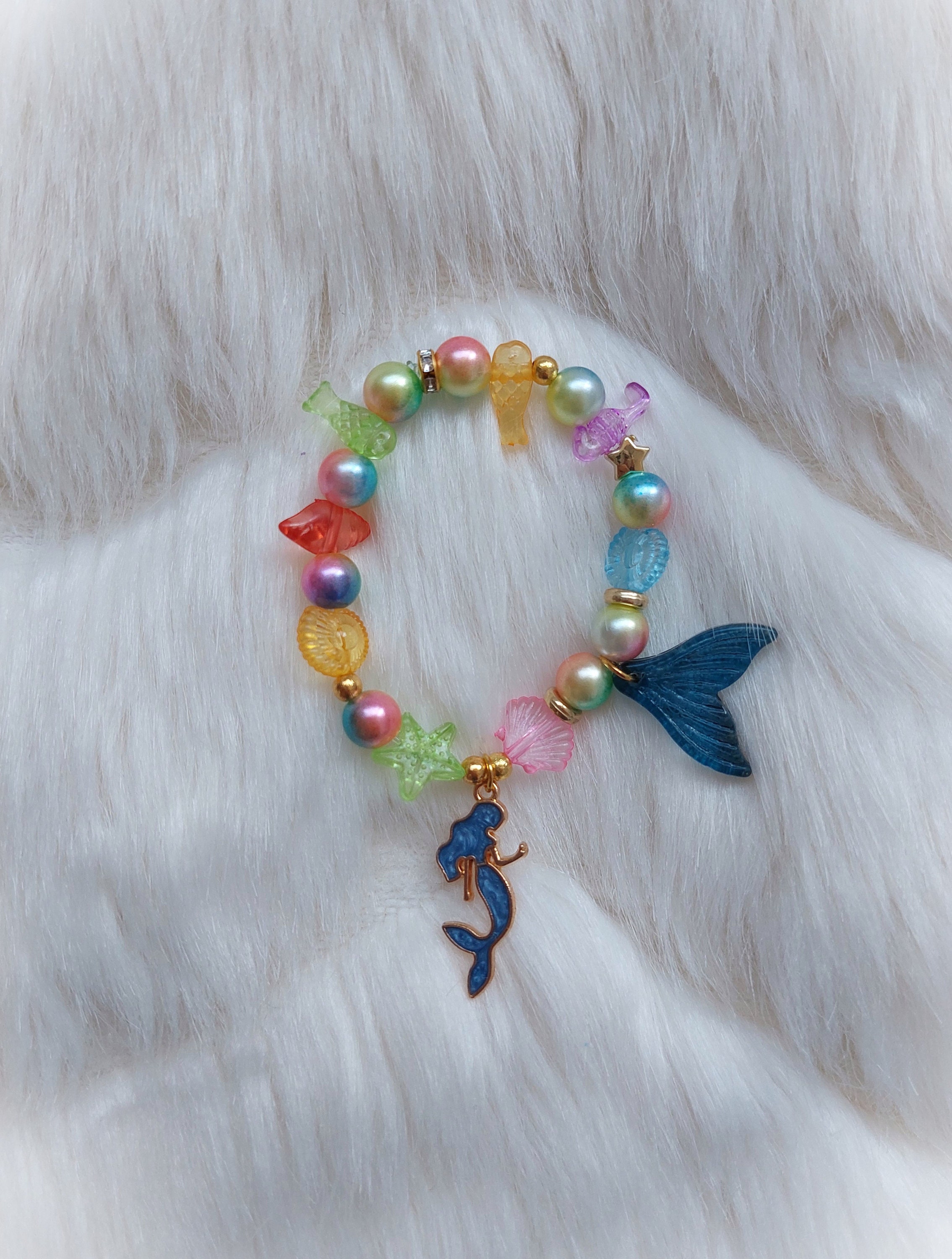 Make Your Own Mermaid Bracelet Girls Diy Jewellery Mermaid - Etsy