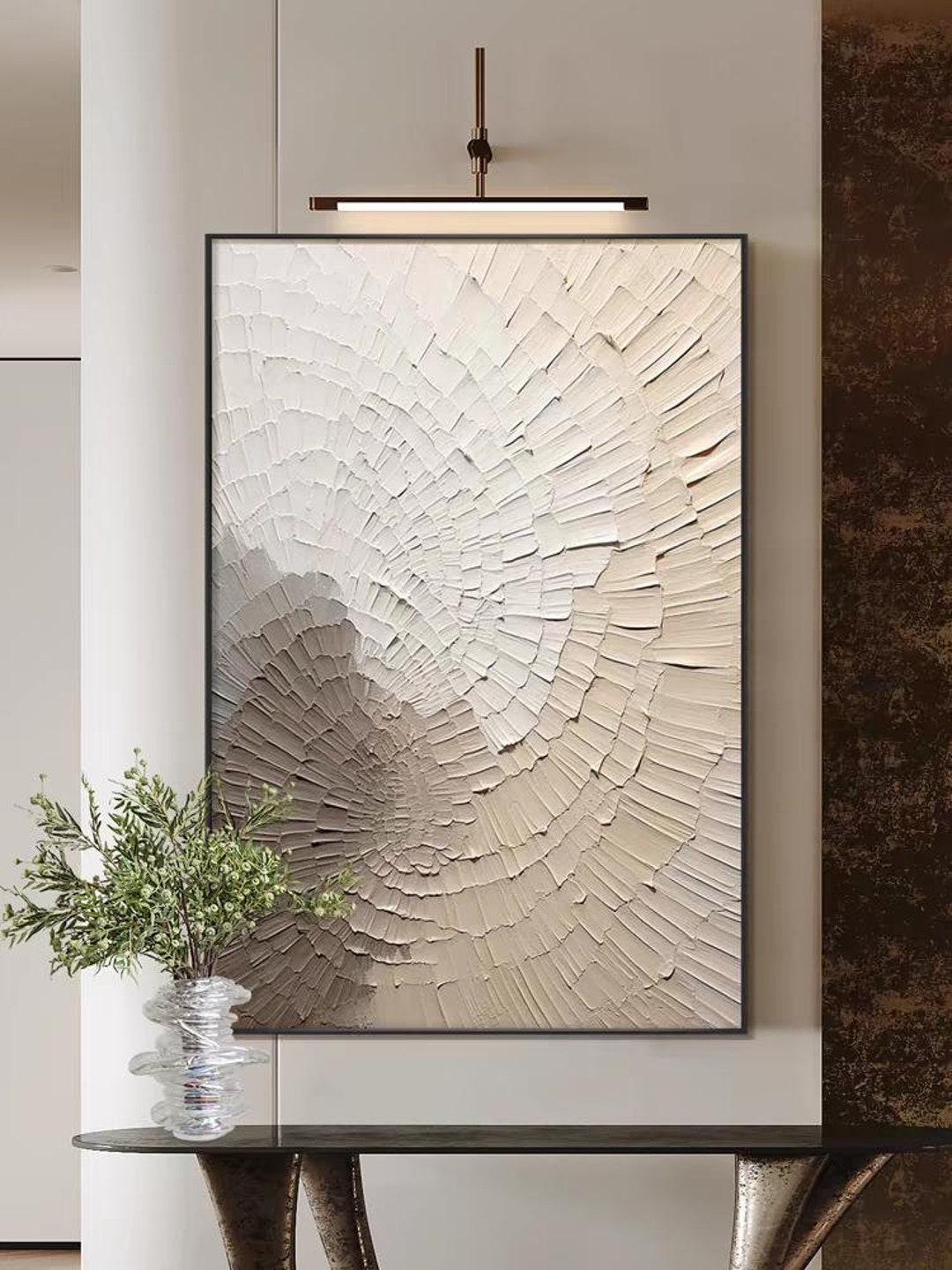 Modern Wall Art Decor Original Handmade Morandi Color Canvas Artwork ...