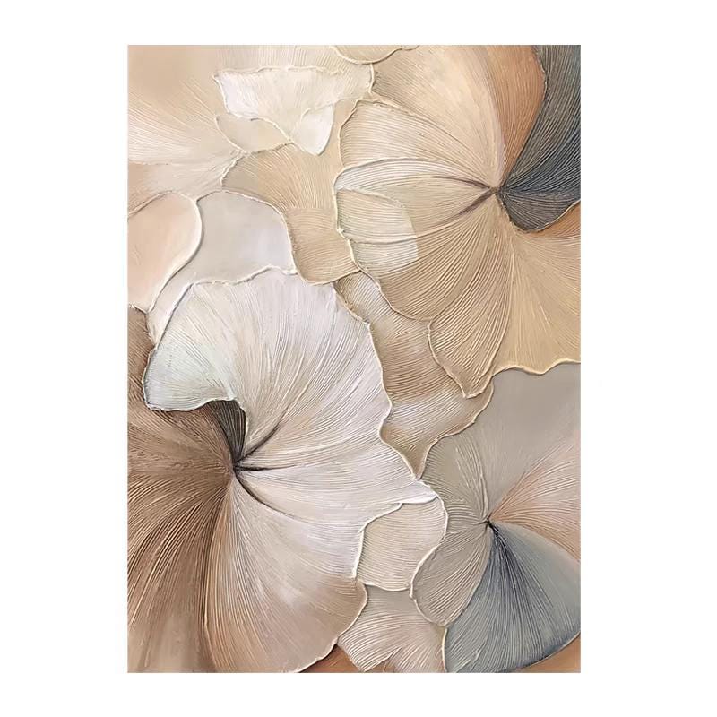 Abstract Petaloid Color Block Art Painting, Large Original Canvas ...
