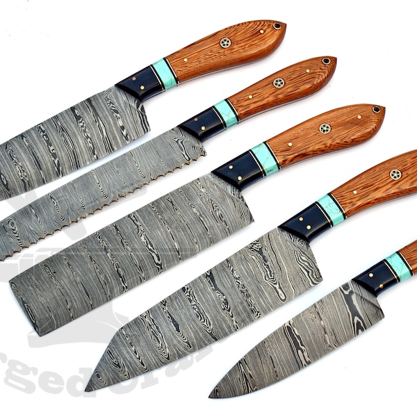 Turquoise Knife Set - Etsy