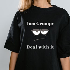 Grumpy Face Svg, Png. Funny, Humorous, Grouchy Bad-tempered Humour ...