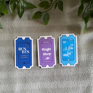 BTS Stickers « cinema Tickets » / Cute Kpop Stickers / Autocollants BTS ...