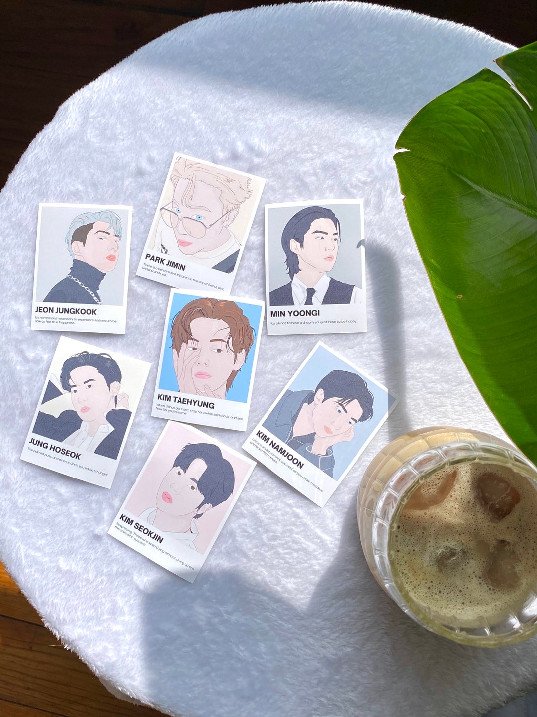 BTS Fan Art Stickers "pantone" / Kpop Stickers / Autocollants BTS - Etsy
