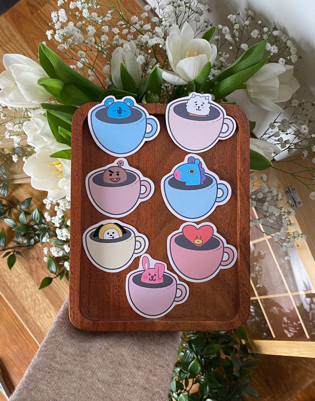 BTS Fan Art Characters Stickers / Cute Kpop Stickers / Autocollants ...