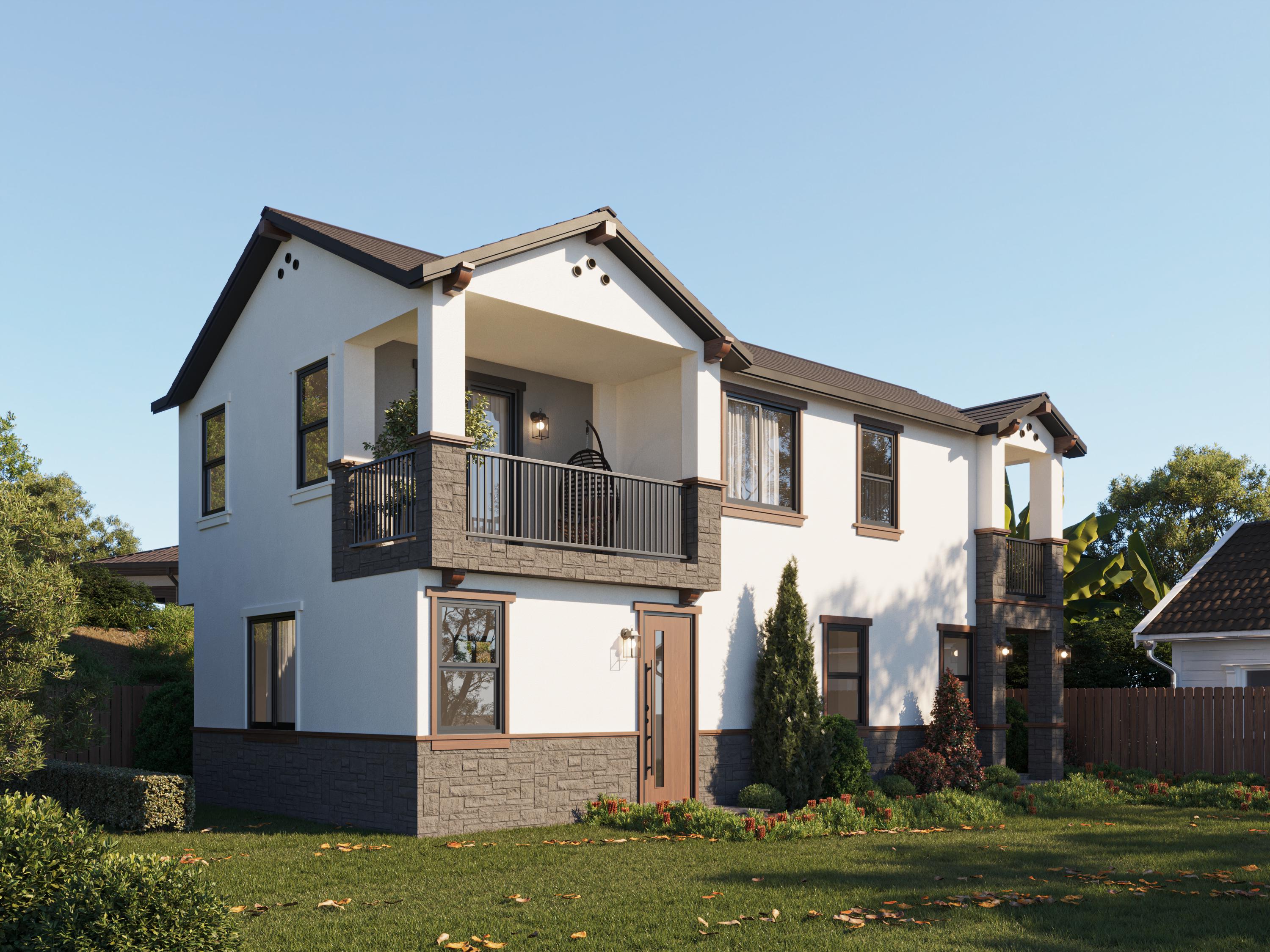 Modern Minimalist House Plan - 3 Bedroom, 4 Bath | DWG, PDF (rar ...