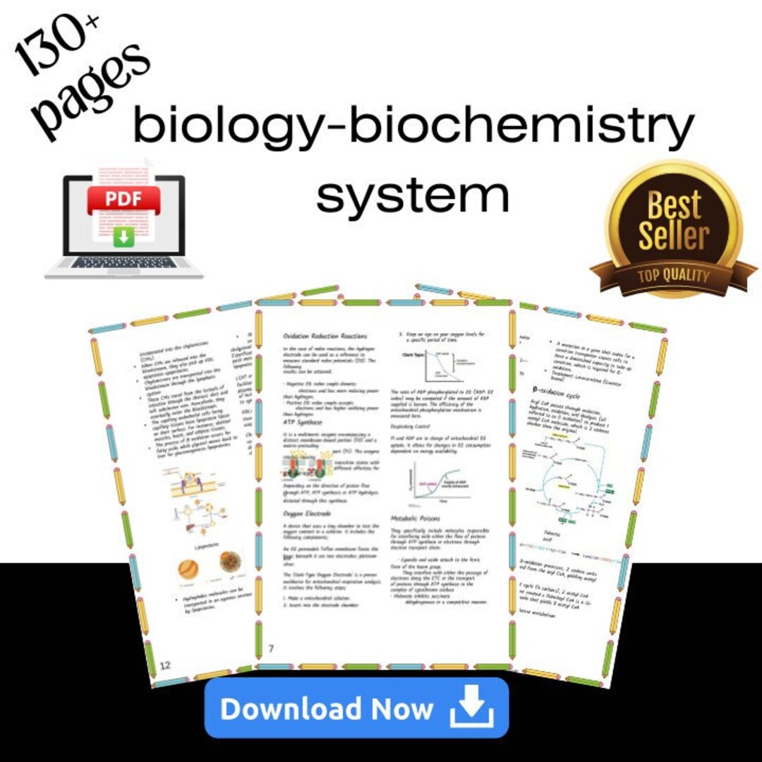 Biology Biochemistry System, Nursing Notes, Nurse in the Making ...