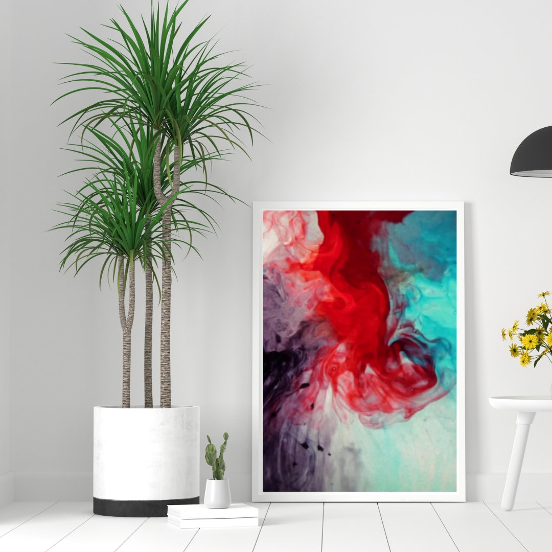 Hot Pink Wall Art, Pixel Art Print, Groovy Wall Art, Triptych Wall Art ...