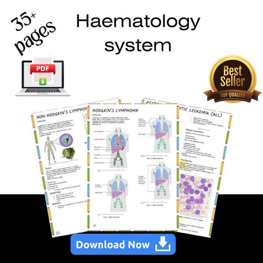 Haematology System, Nursing Notes, Nurse in the Making, Nursing Study ...