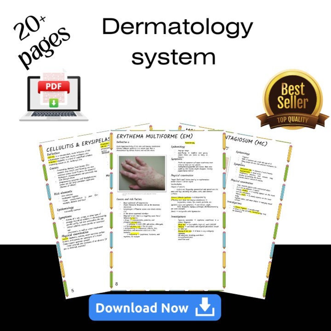 Dermatology System, Nursing Notes, Nurse in the Making, Nursing Study ...