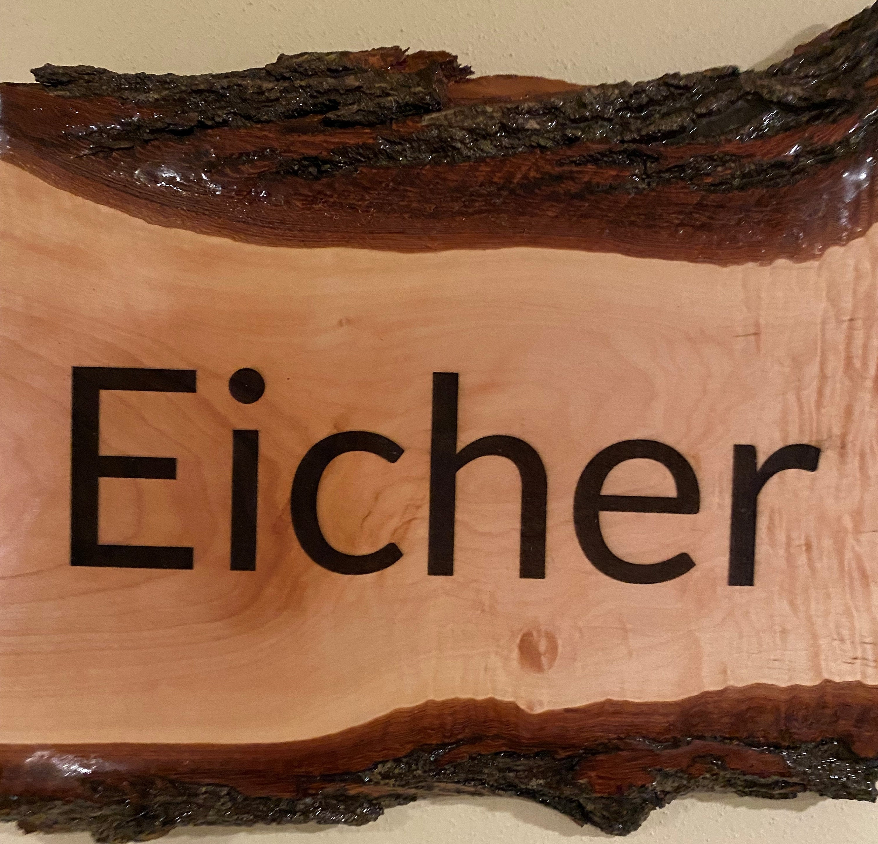 Custom Name Panel | Live Edge Name Panel | Last Name Sign | Welcome to ...