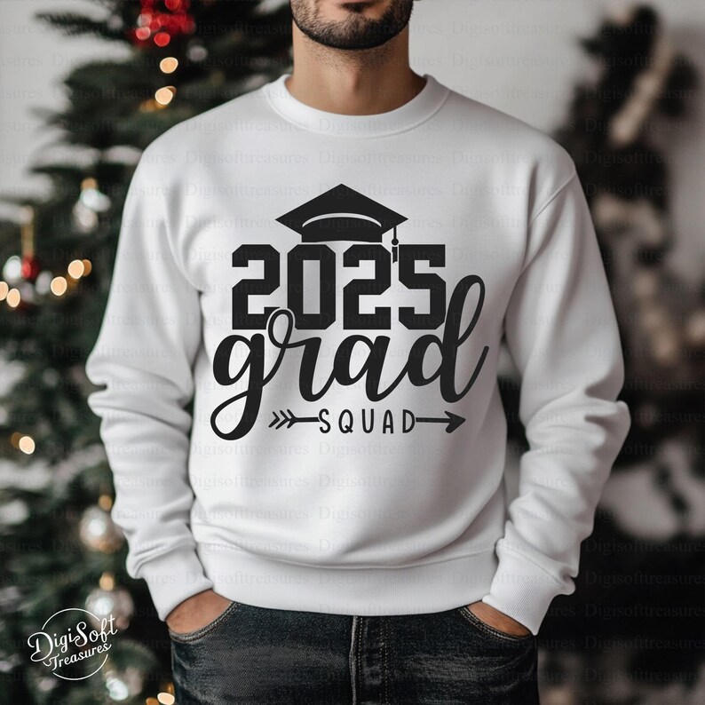 2025 Grad Squad Png, 2025 Graduation Svg, Proud Graduate Svg ...