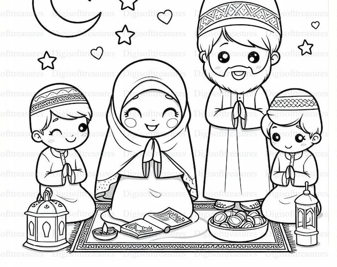 2 Ramadan Coloring Pages Ramadan Printable for Kids and Adults Ramadan ...