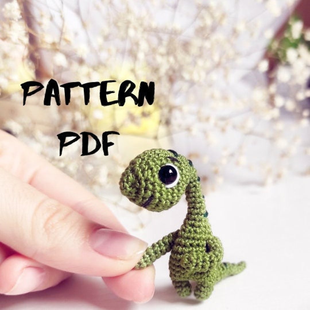 Pattern Little Diplodocus Crochet DIY Tutorial in English - Etsy