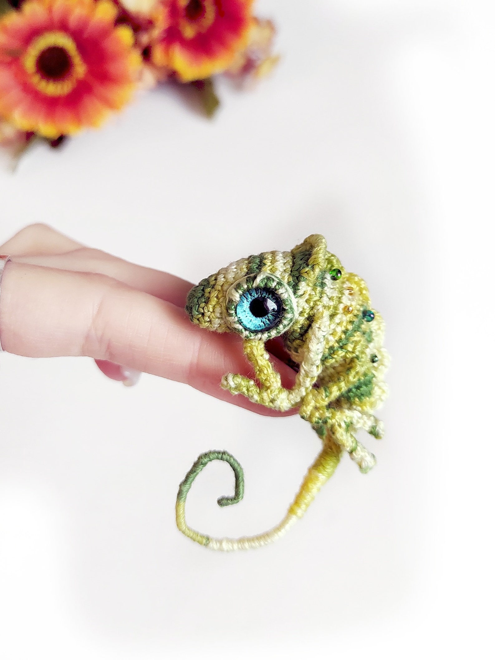 Pattern Chameleon Crochet DIY Tutorial in English - Etsy Australia