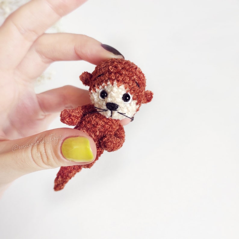Pattern Little Otter Crochet DIY Tutorial in English - Etsy