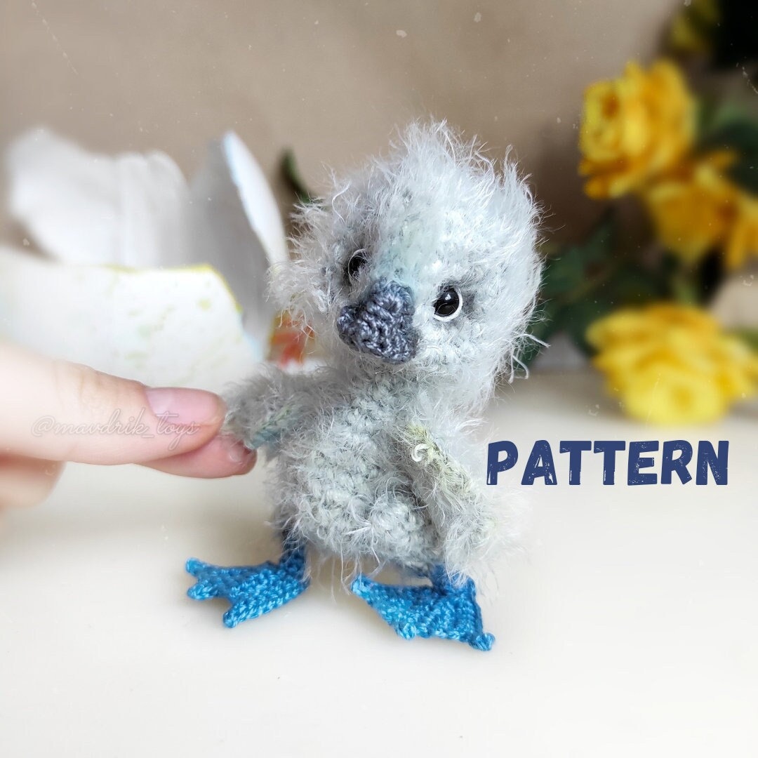 Pattern Blue Footed Booby Crochet DIY Tutorial in English - Etsy