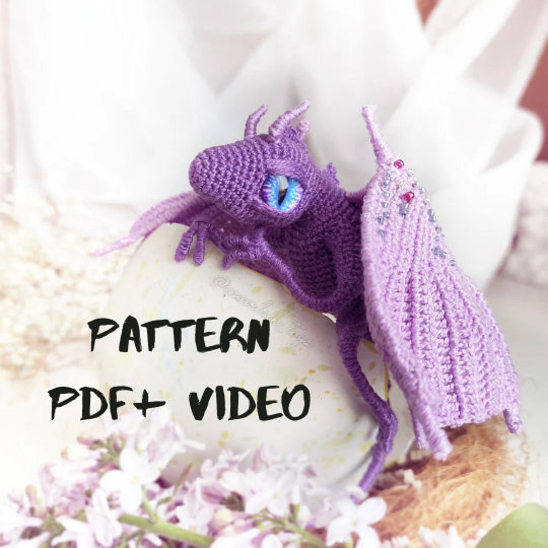 Pattern Dragon Amigurumi Crochet DIY Tutorial in English - Etsy