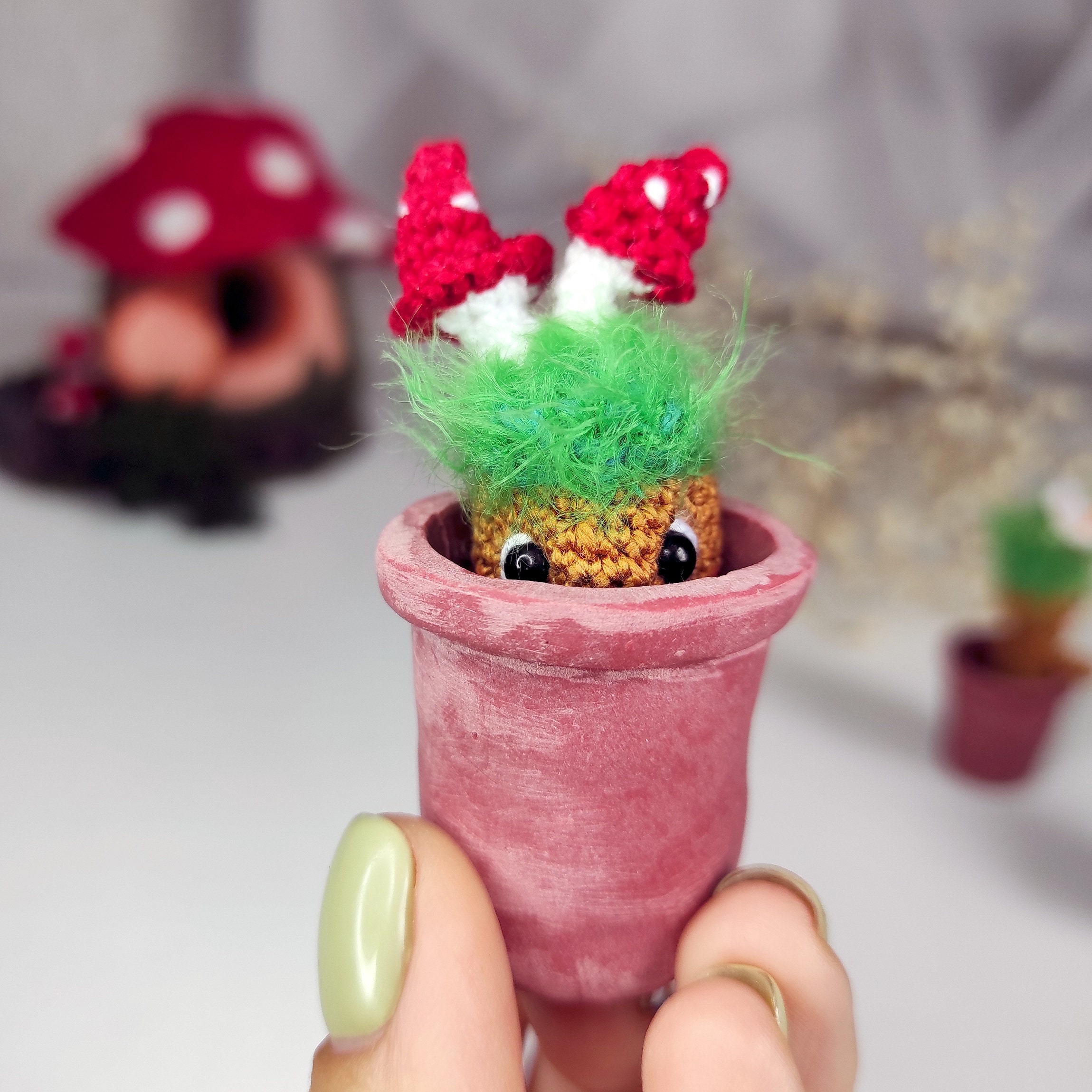Pattern Plant Sprout Crochet DIY Tutorial in English - Etsy