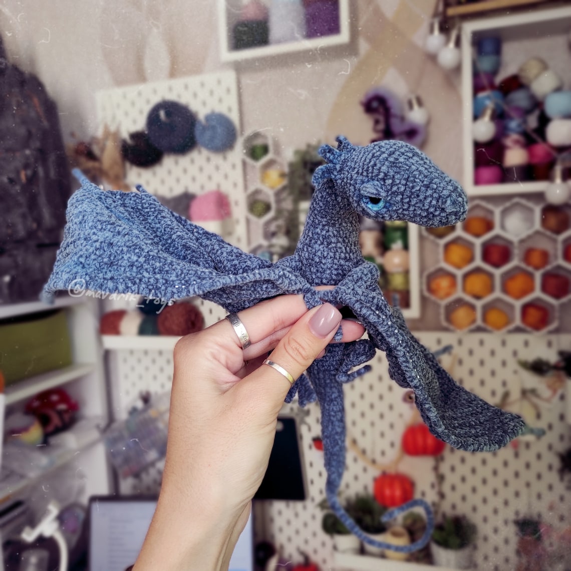Pattern Wyvern Dragon Amigurumi Crochet DIY Tutorial in - Etsy