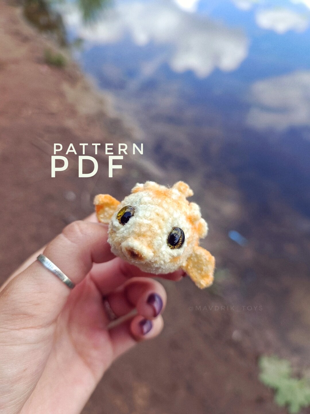 Pattern Puffer Fish Amigurumi Crochet DIY Tutorial in English - Etsy