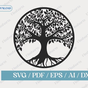 Tree of Life Vector Cut File | Tree of Life Pattern | Tree of Life ...