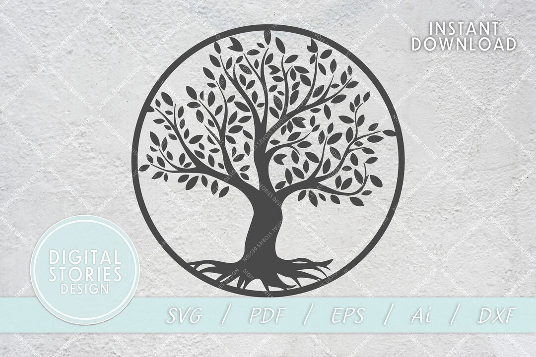Tree of Life Vector Cut File Tree of Life Pattern Tree of - Etsy