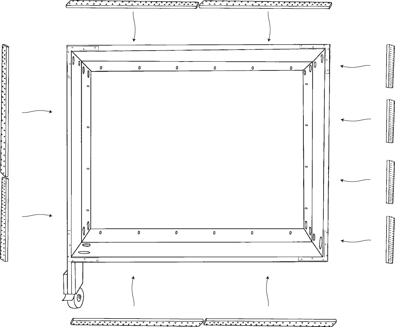 TUFTING FRAME: Digital Plans for Building Your Own Wall-mounted Tufting ...