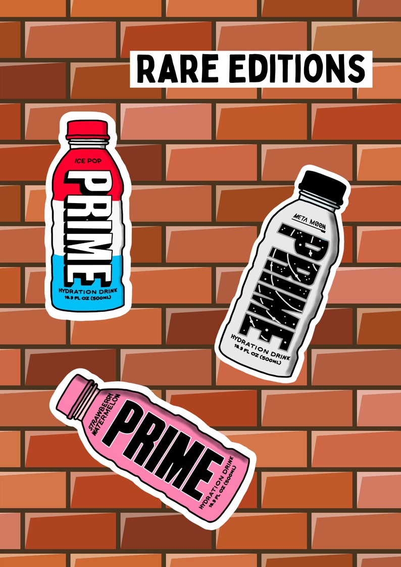 PRIME Stickers PRIME Hydration KSI Logan Paul Prime Drink - Etsy México