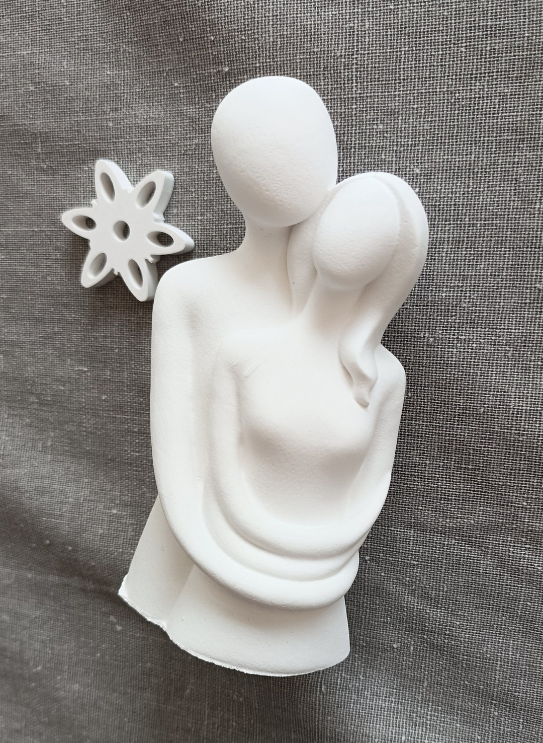 Couple Statue Lovers Statue Wedding Decoration Valentine's Day Woman ...