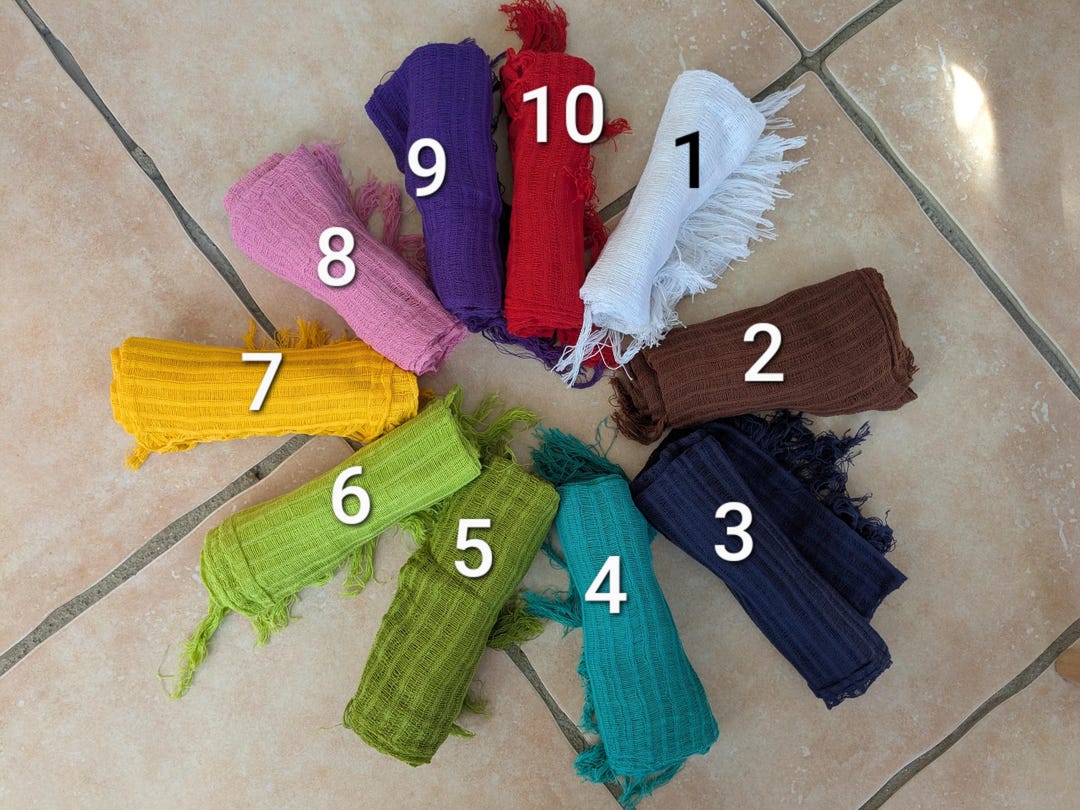 Small Head Rebozo - Rebozitos - Mexican Scarf - Stole - Rebozo 100% ...