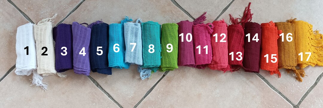 Small Head Rebozo - Rebozitos - Mexican Scarf - Stole - Rebozo 100% ...