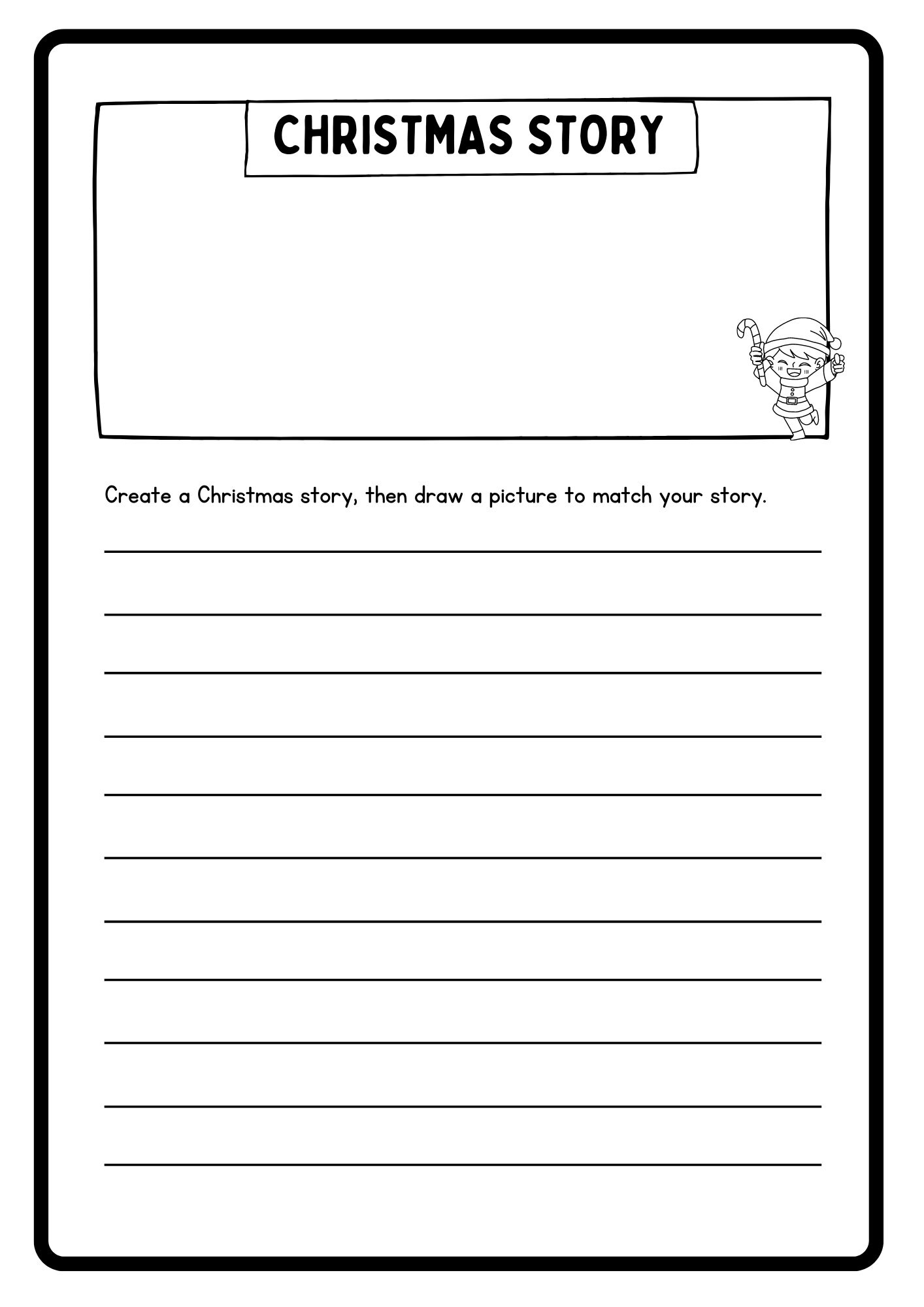 Christmas Colouring & Mathematics Worksheet for Kids, 30 Pages of Black ...