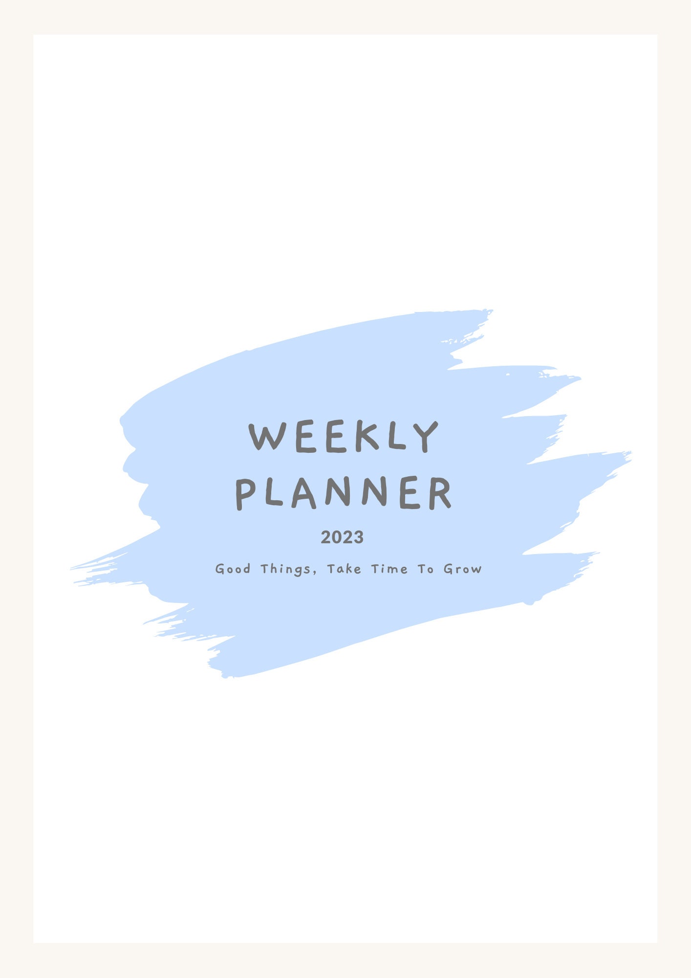 Printable Weekly Planner, 2022 - 2023 Planner, Goodnotes Planner ...