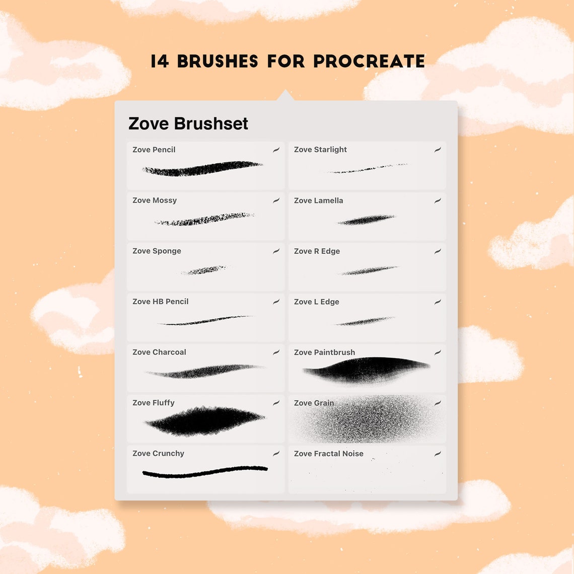 Digital Brushes, Pencil & Crayon, Texture Brushes for Procreate ...